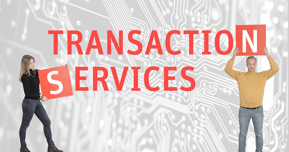 Arbeiten in der Unit Transaction Services